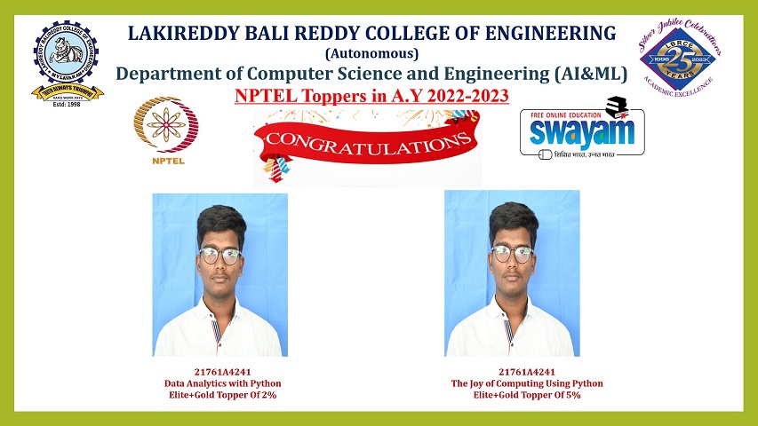 LAKIREDDY BALI REDDY COLLEGE OF ENGINEERING